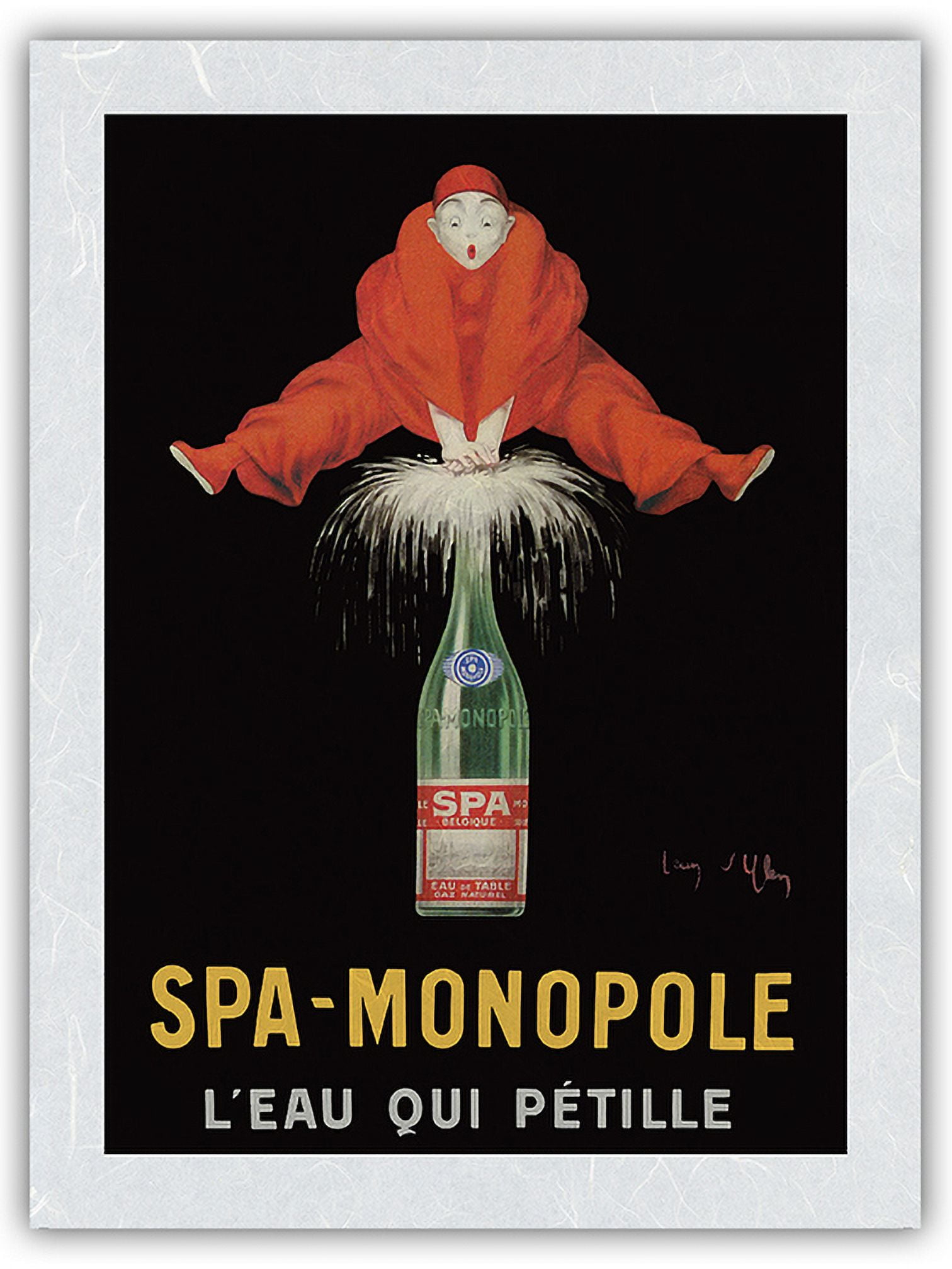 Spa Monopole Sparkling Water - Vintage Advertising Poster by Jean d ...