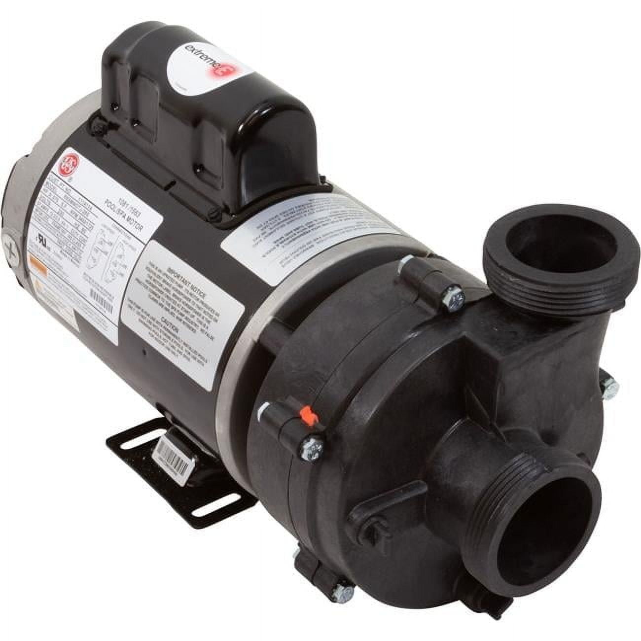 Spa Parts 5235212-S 2 in. In & Out 230V 56 Frame 4 HP 12-3.5A Ultimax ...