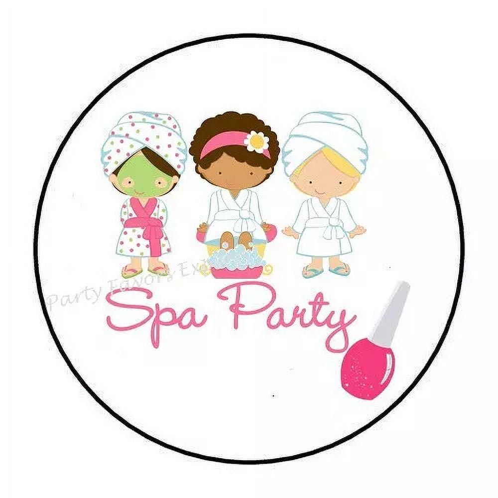 Spa Party Stickers Party Favors Phone Decal Water Bottle Stickers Car ...