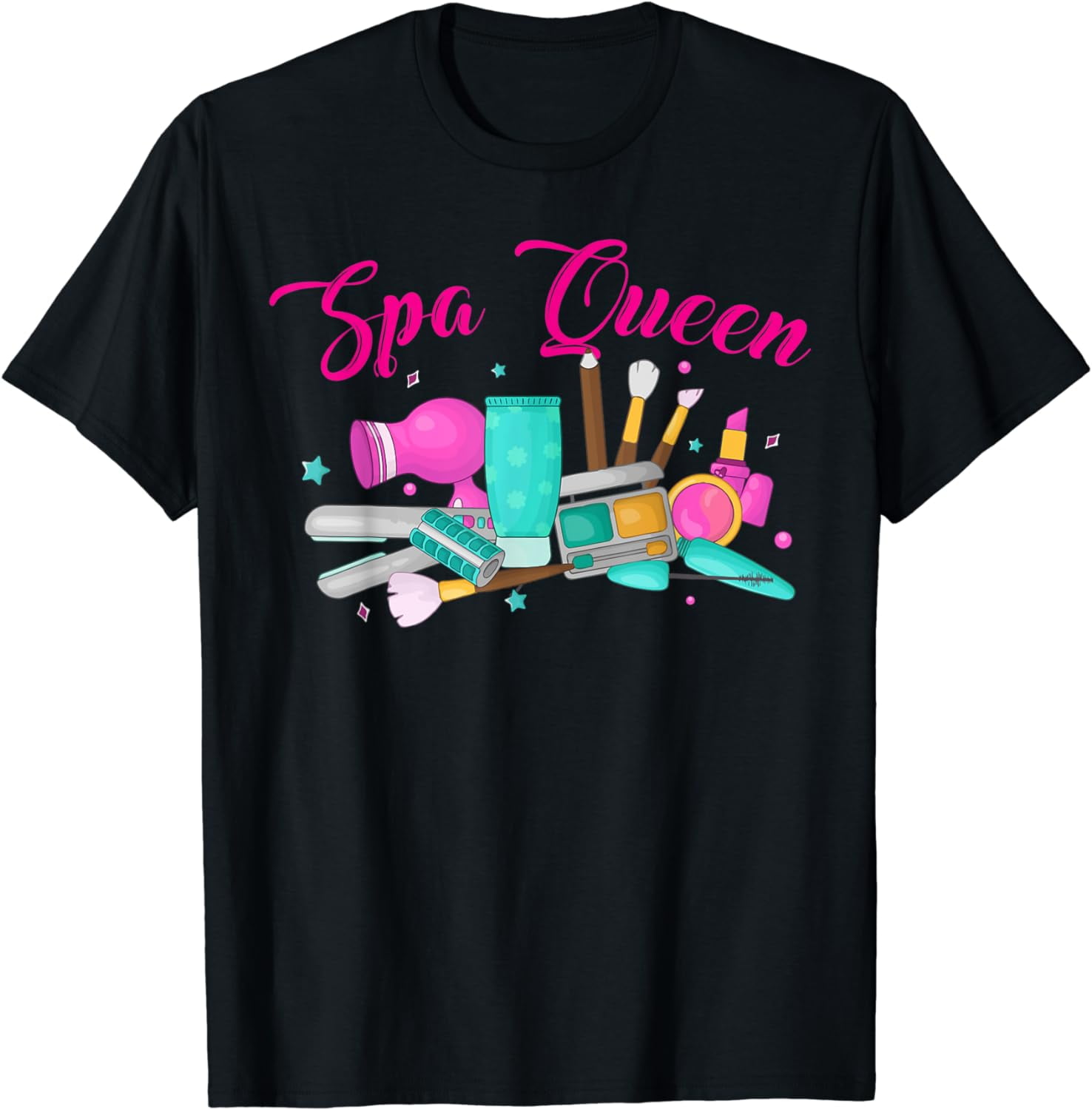 Spa Party Theme Spa Queen Makeup Birthday Party Gift T-Shirt - Walmart.com
