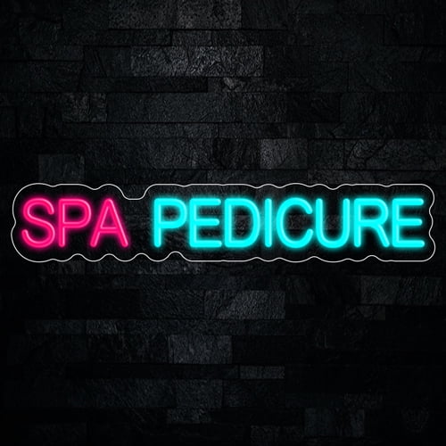 Spa Pedicure Neon LED Sign 27"L x 5"H #32743 - Walmart.com