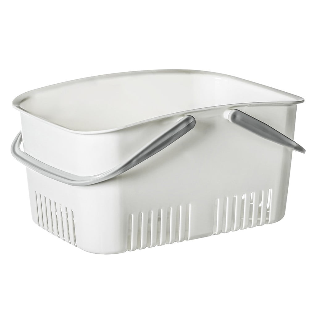 Spa Plastic Storage Shower Basket With Handle For Bathroom, Health ...