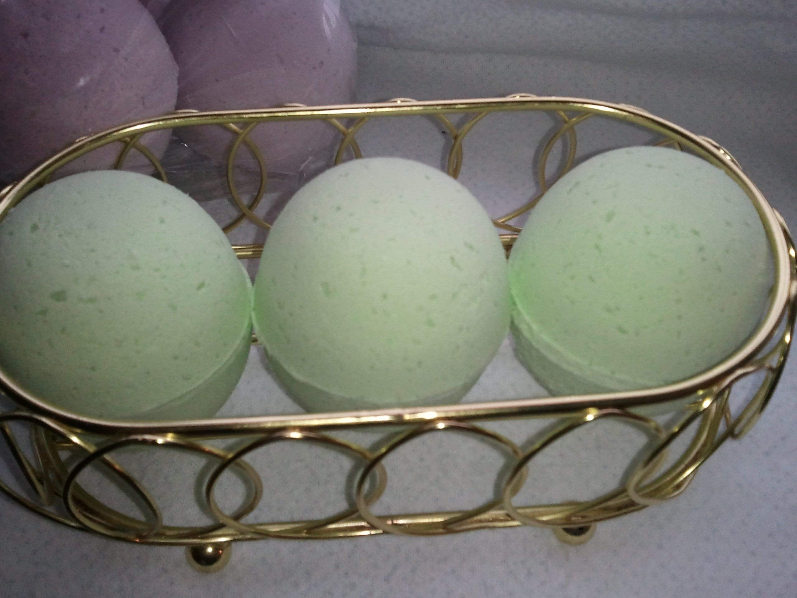 Spa Pure CUCUMBERMELON Bath Bombs: 3 Luxury XL Bath Bomb Fizzies ...
