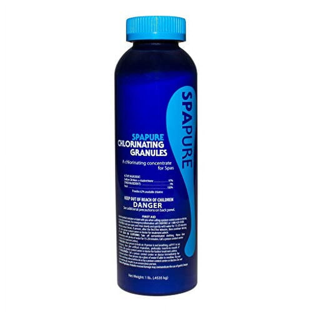 Spa Pure Granulated Chlorine 1 lbs Granules Chlorine Pool Chemicals ...