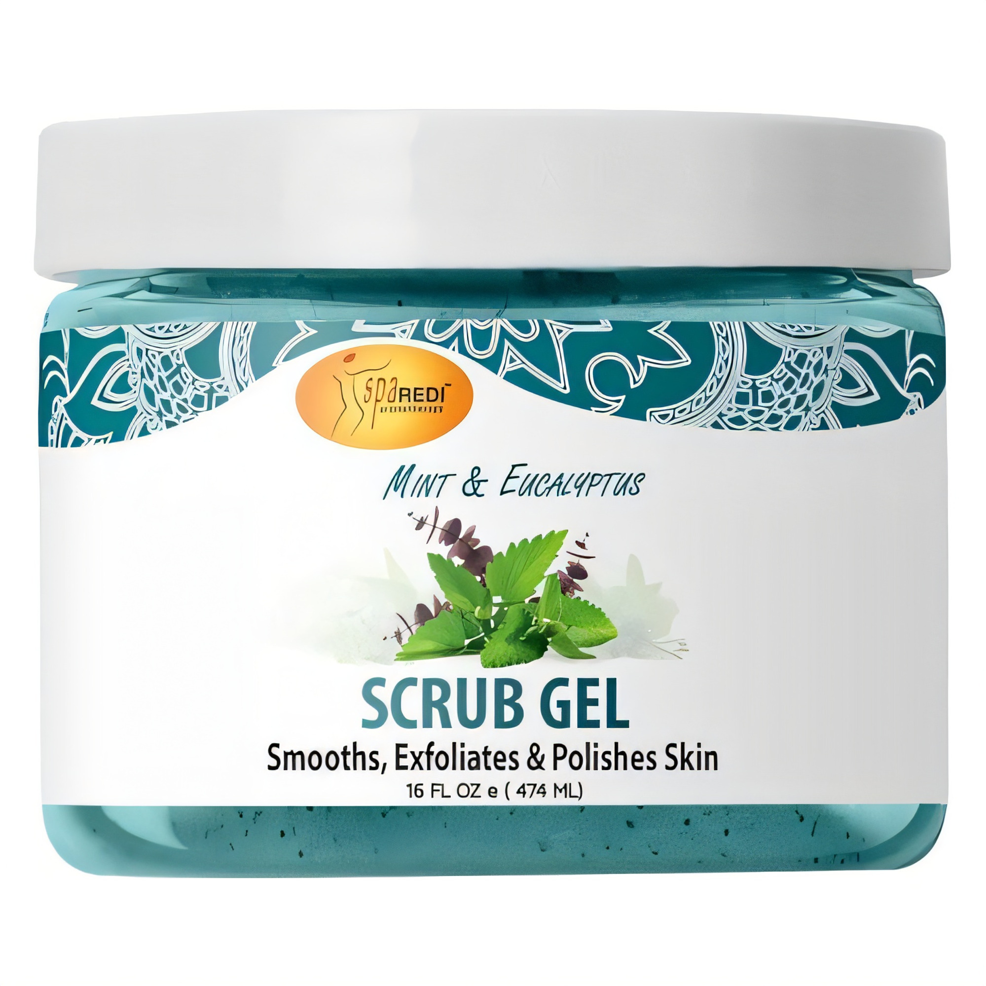 Spa Redi - Pedi Scrub Gel - 16 Oz - Mint Eucalyptus - Walmart.com