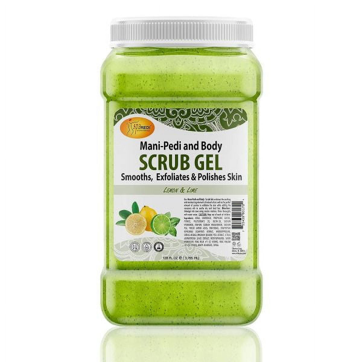 SPA REDI – Lemon & Lime Pumice Scrub Gel, Exfoliating, Hydrating ...