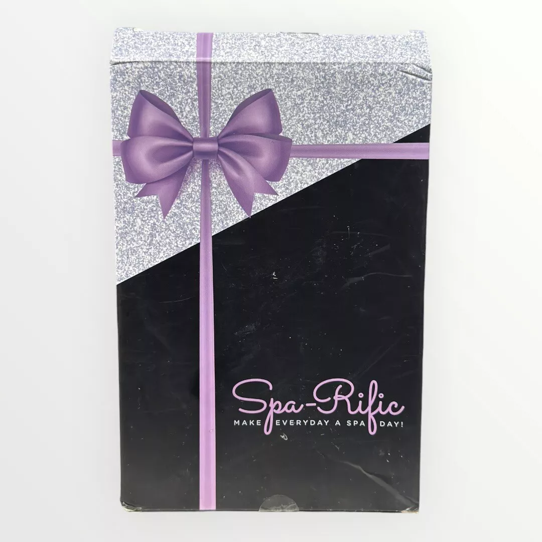 Spa-Rific Laser Etched Glass 3 Piece File MANI-PEDI SET - Rose Shimmer ...