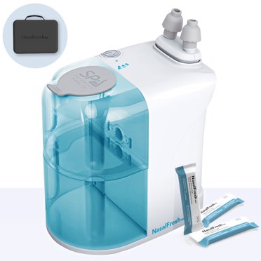 Nascool Electric Nasal Irrigation System, Neti Pot with 50 Salt Packets ...