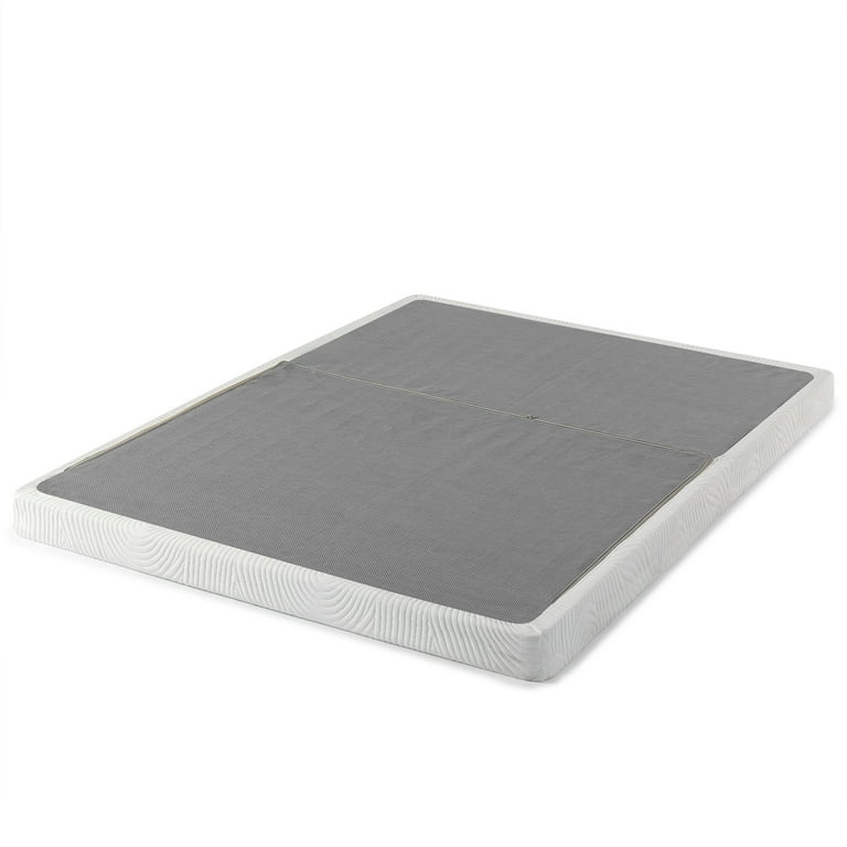 Zinus Spa Sensations 4 Queen White Metal Box Spring No Assembly Durable Mattress Foundation Walmart