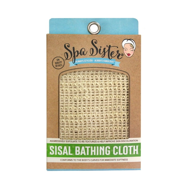 Spa Sister Kraft Naturals Sisal Bathing Cloth - Walmart.com