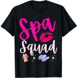 Spa Squad Birthday Squad Robes for Girls Spa Party Women T-Shirt ...