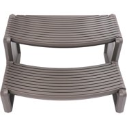 "Kojem Plastic Hot Tub Steps, 2-Step Black Outdoor Spa Stool, Anti-Slip ...
