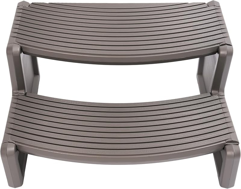 Spa Step Hot Tub 2-Step Universal Outdoor Indoor Step Stool Pool Ladder ...