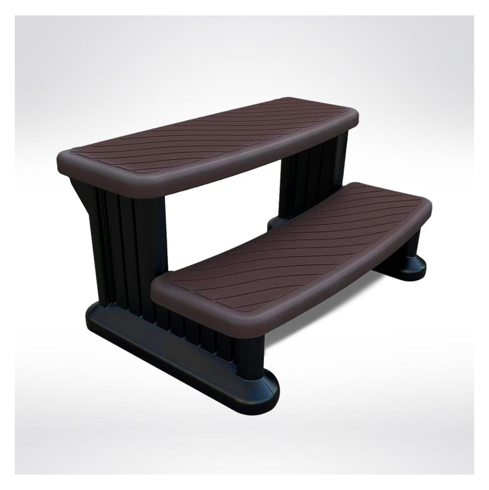 Spa Steps for Hot Tubs - No Slip Outdoor Steps with Grip - Universal ...