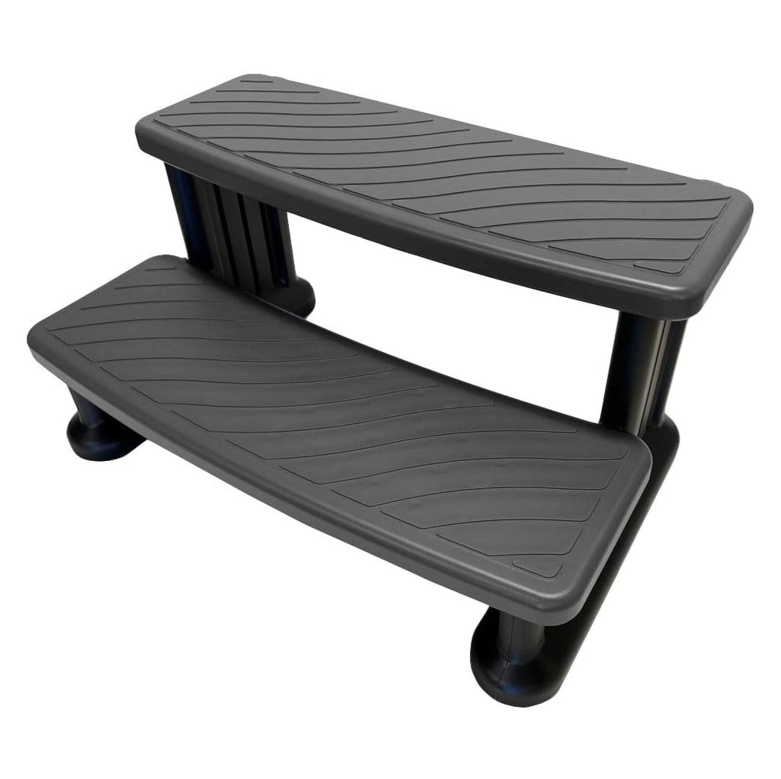 Spa Steps for Hot Tubs - 3 Step Outdoor Hot Tub Steps with No Slip Grip ...