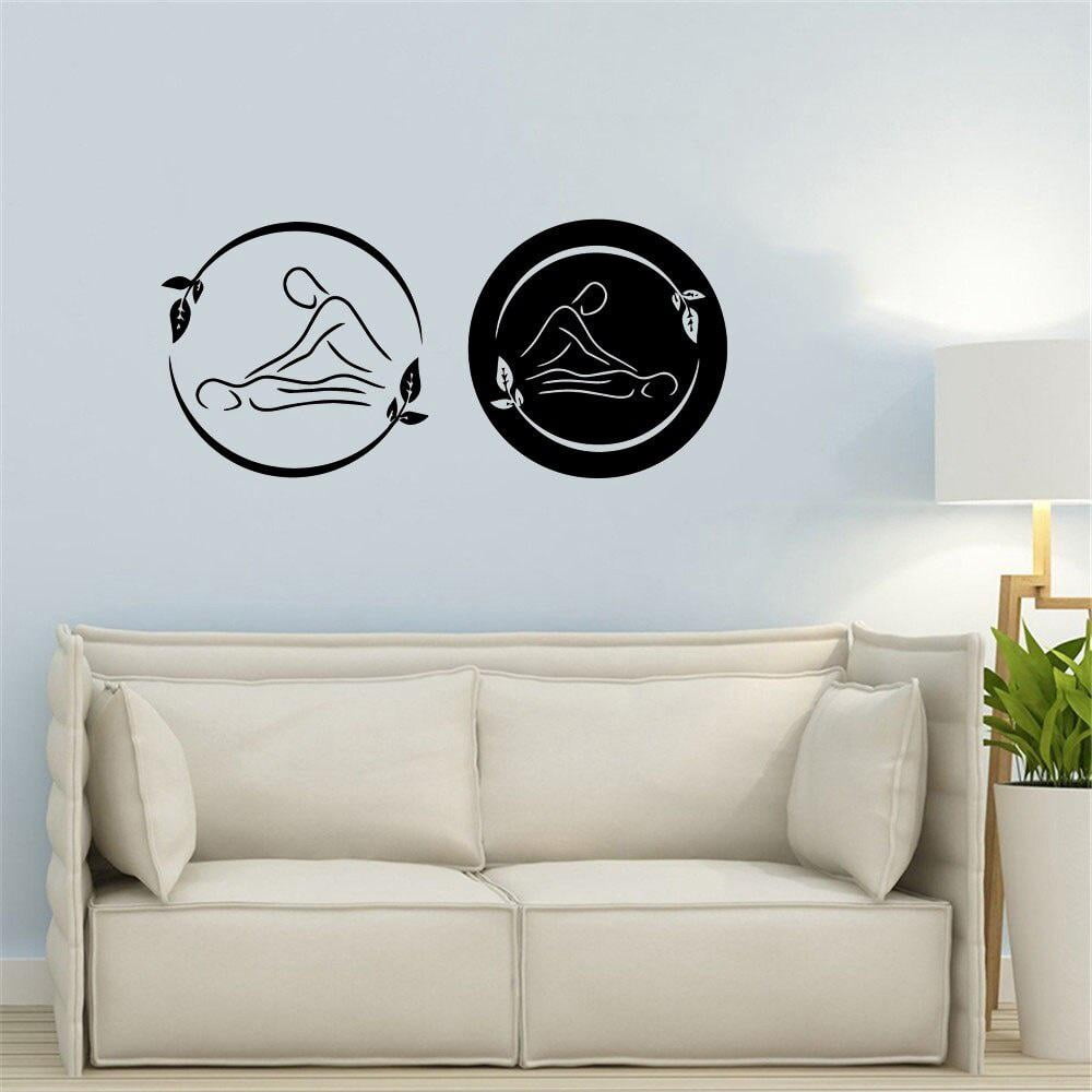 Spa Vinyl Wall Stickers Interior Art Decor For Massage Shop Decoration ...