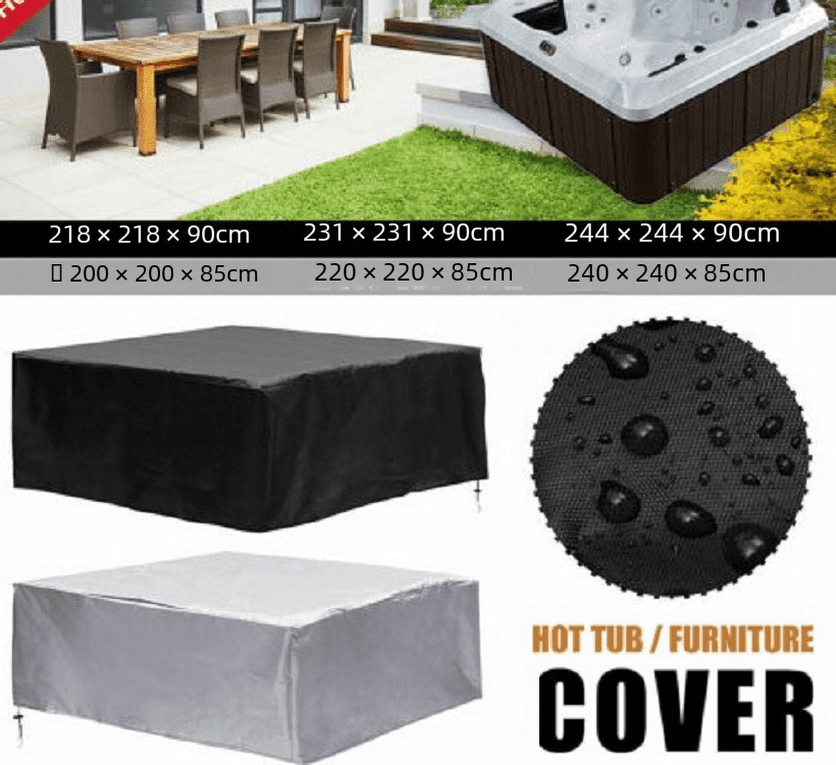 Spa bathtub indoor and outdoor swimming pool waterproof and dust cover ...