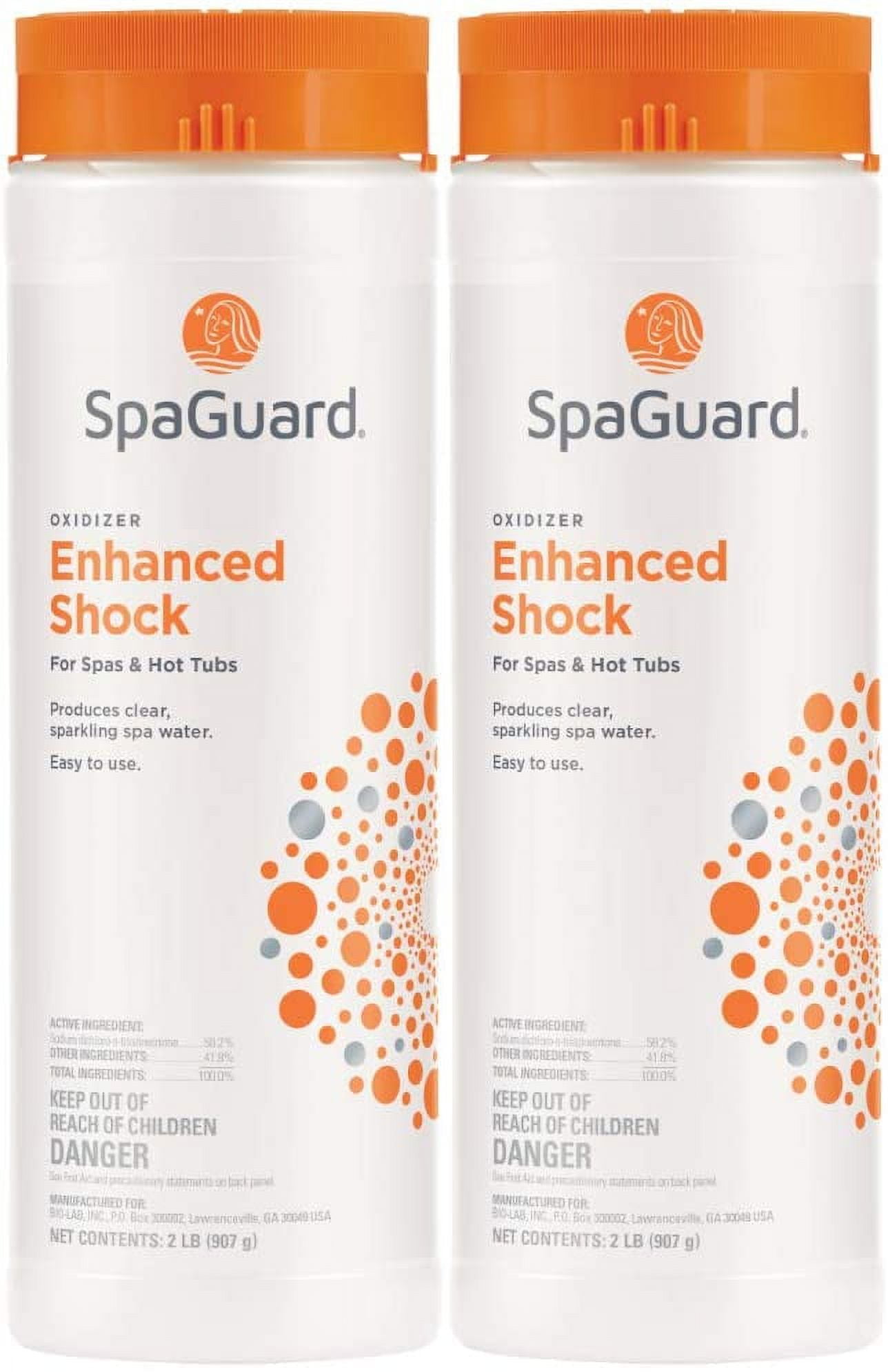 SpaGuard Enhanced Shock - Bromine and Chlorine Compatible, Multipurpose ...