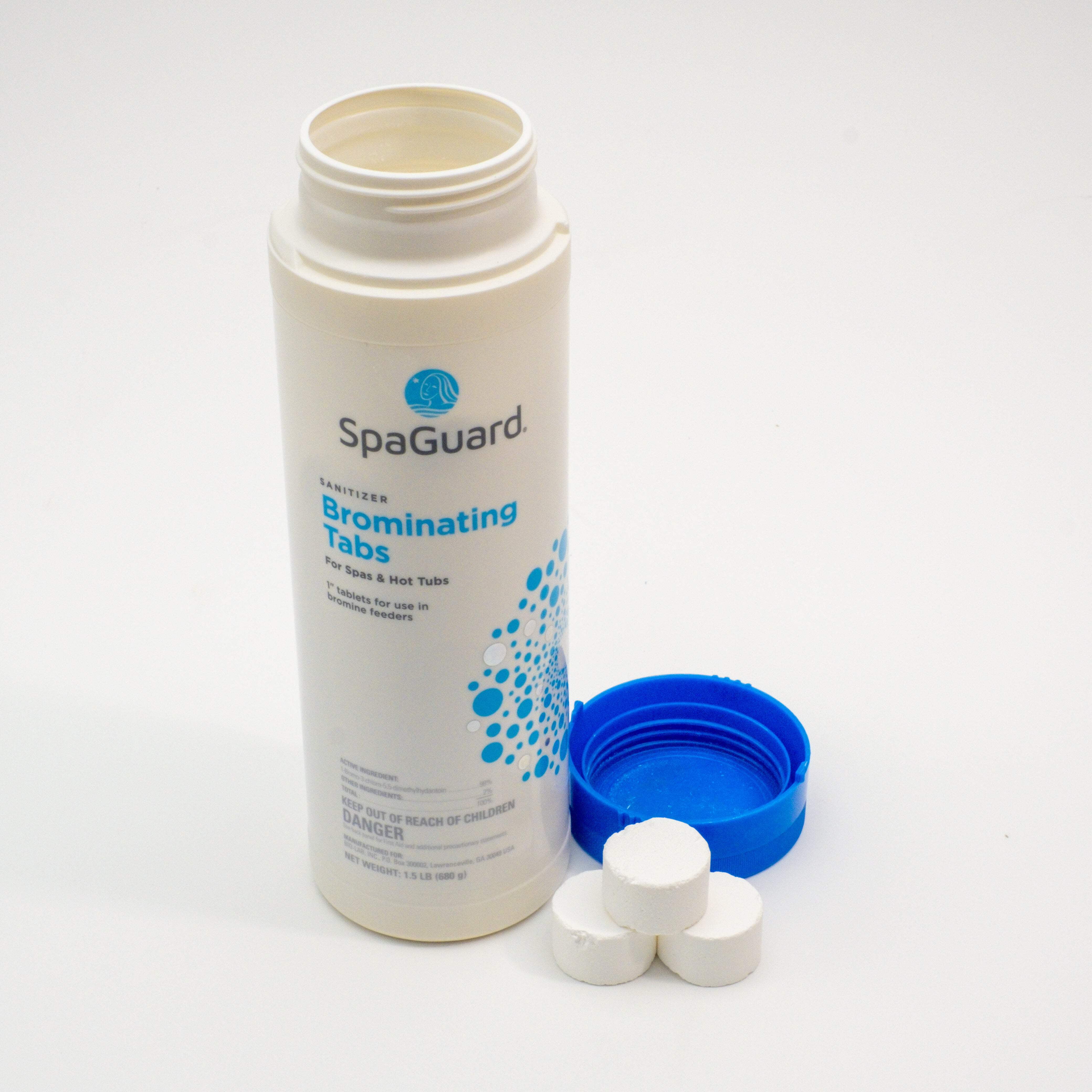 SpaGuard Bromine Spa Chemicals - Brominating Tablets with Dispenser, 1. ...