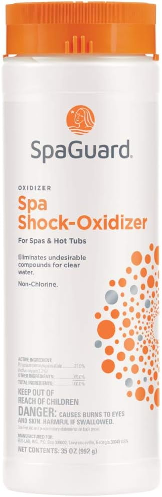 SpaGuard Non-Chlorine Spa Shock Water Clarifier Treatment (35oz ...