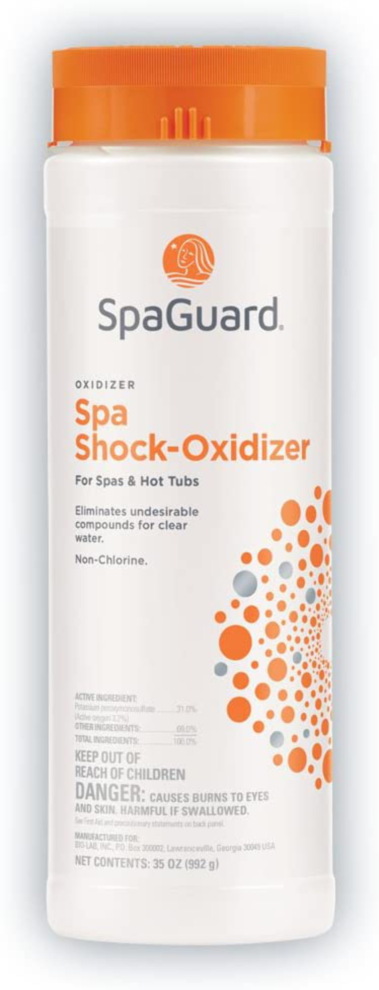 SpaGuard Non-Chlorine Spa Shock Water Clarifier Treatment (35oz ...