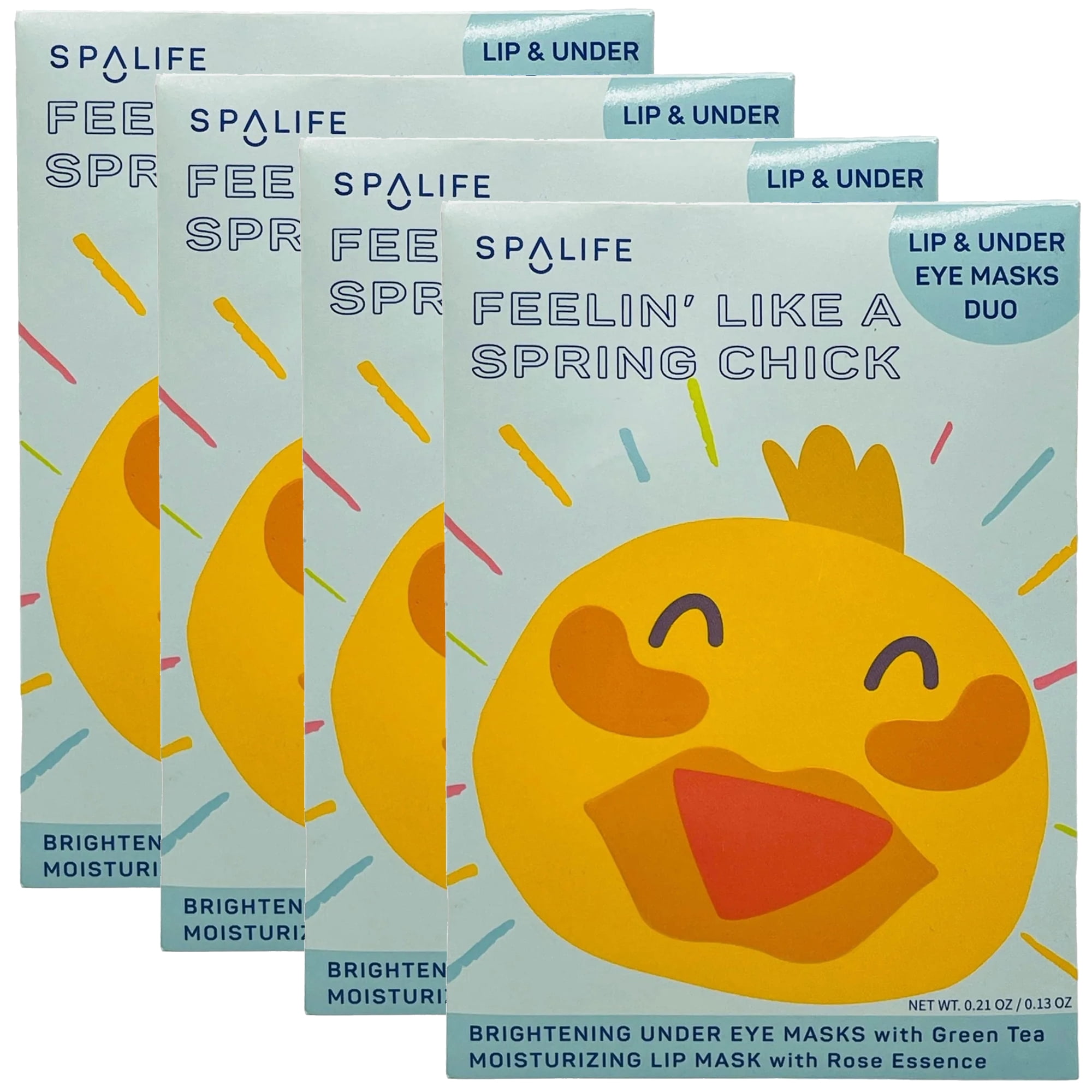 SpaLife Feelin Like A Spring Chick Lip Under Eye Masks Duo (4 Pack ...