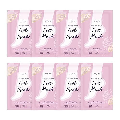 SpaLife Intensive Repair Soothing Foot Masks Enriched with Cica ...