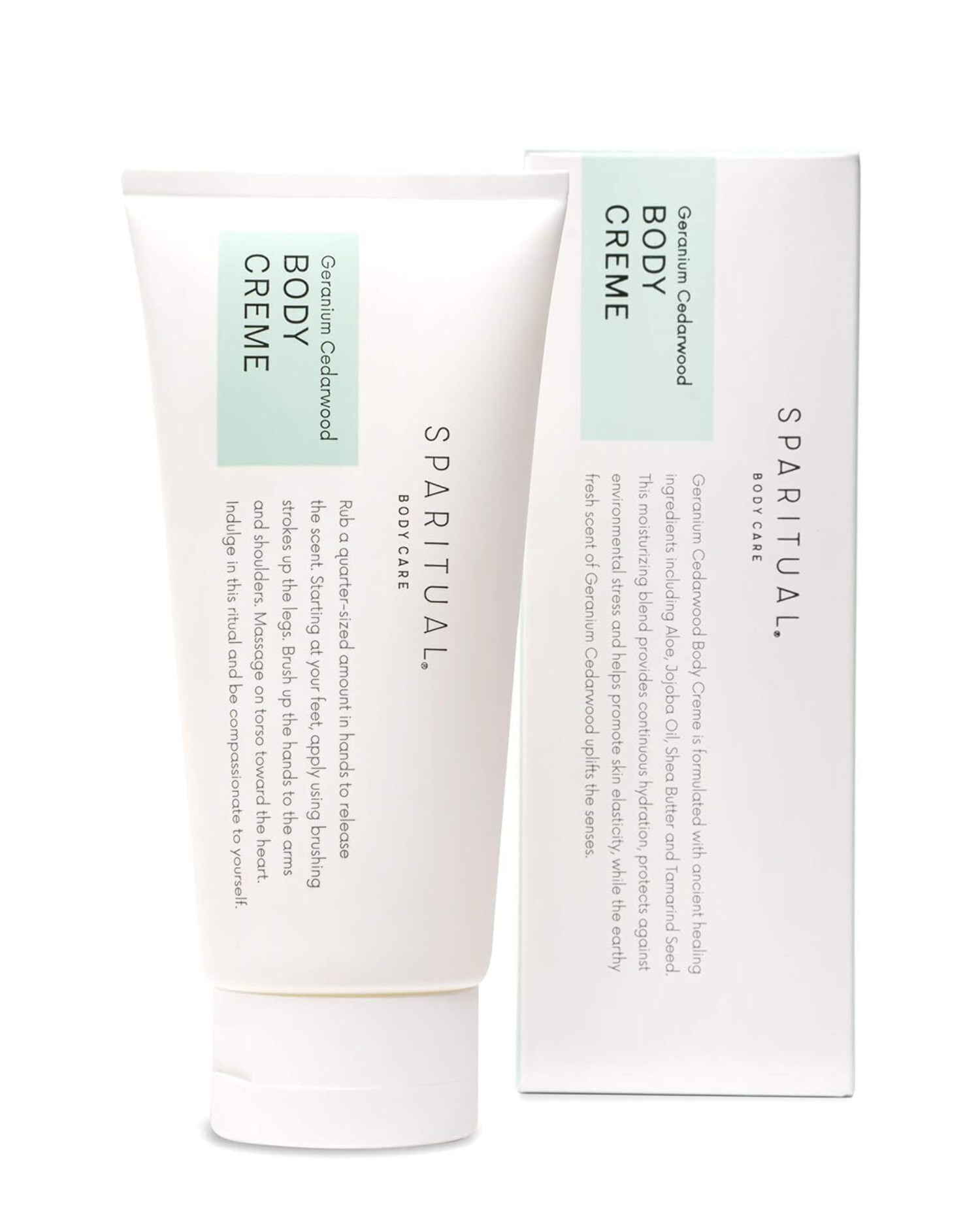 SpaRitual Slow Beauty Body Cream - Geranium Cedarwood 6 oz Body Cream ...