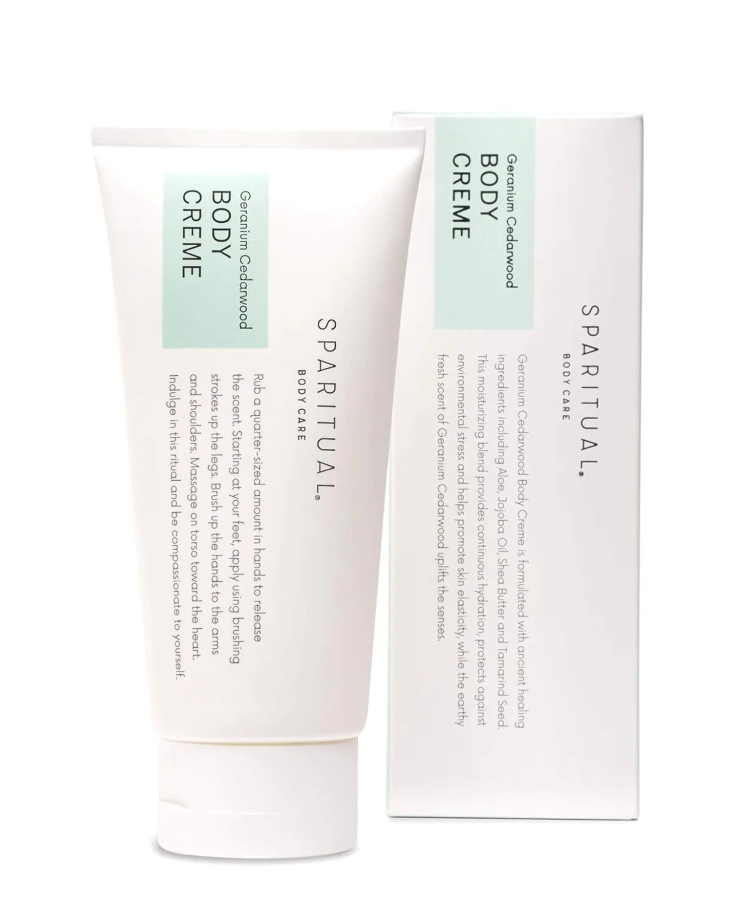 SpaRitual Slow Beauty Body Cream - Geranium Cedarwood 6 oz Body Cream ...