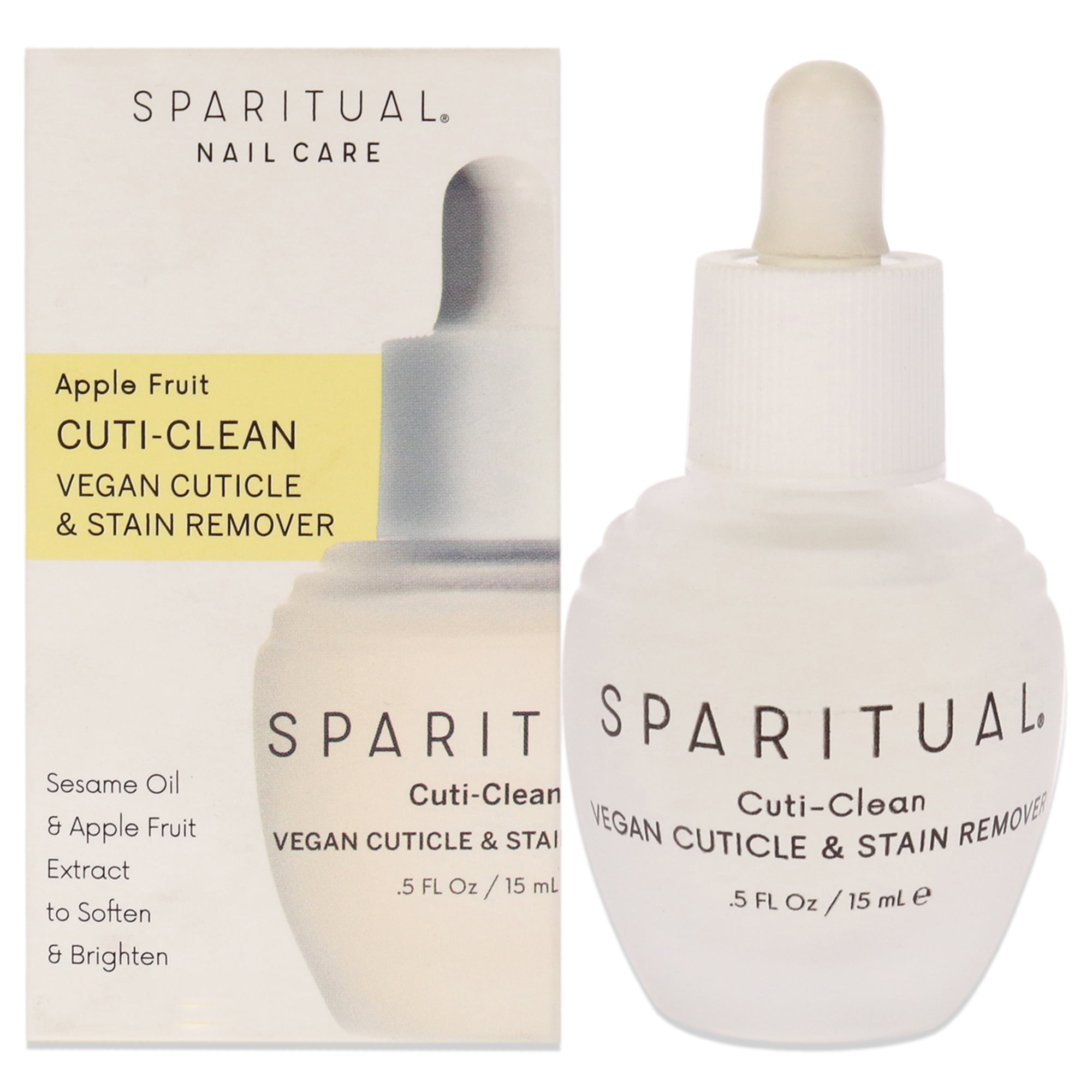 SpaRitual Vegan Nail Treatment - Cuti-Clean 0.5 oz for Fingernail Health and Brightening ...