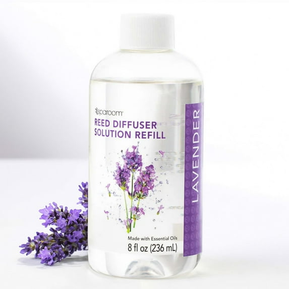 SpaRoom Lavender Reed Diffuser Oil Refill, 8.45 fl oz, Long-Lasting Essential Oil - Walmart.com