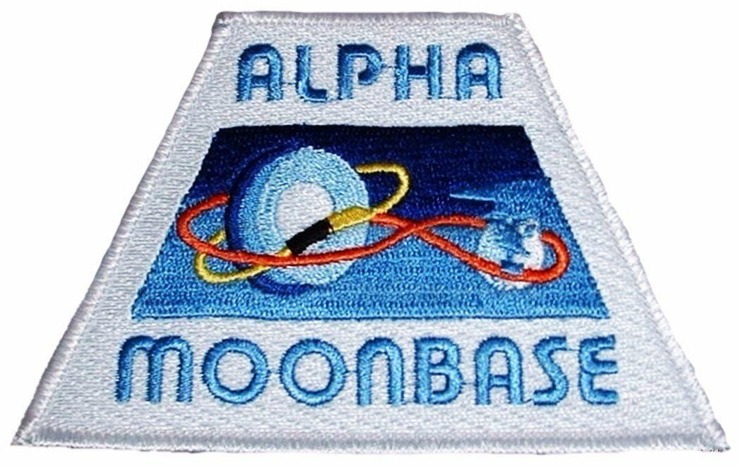 Space 1999 Alpha Moonbase Orbit Logo 2 1/2" Tall Iron/Sew-On ...