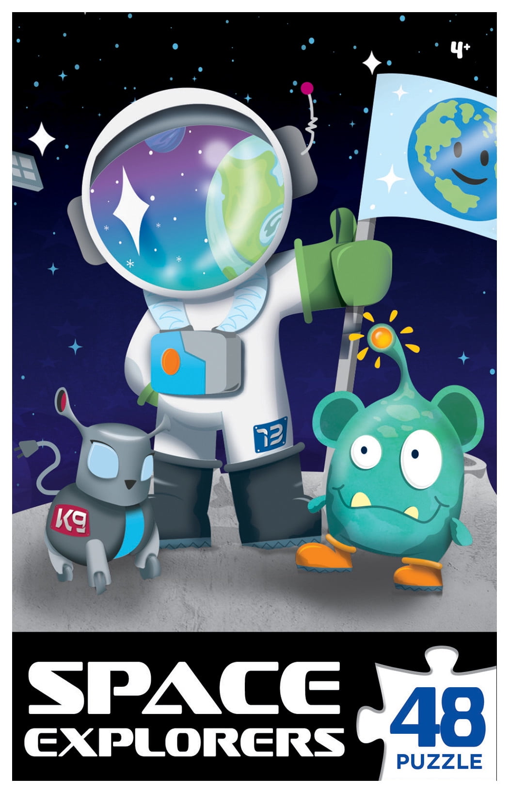 Space 48 Pieces Interlocking Jigsaw Puzzle for Kids - Walmart.com