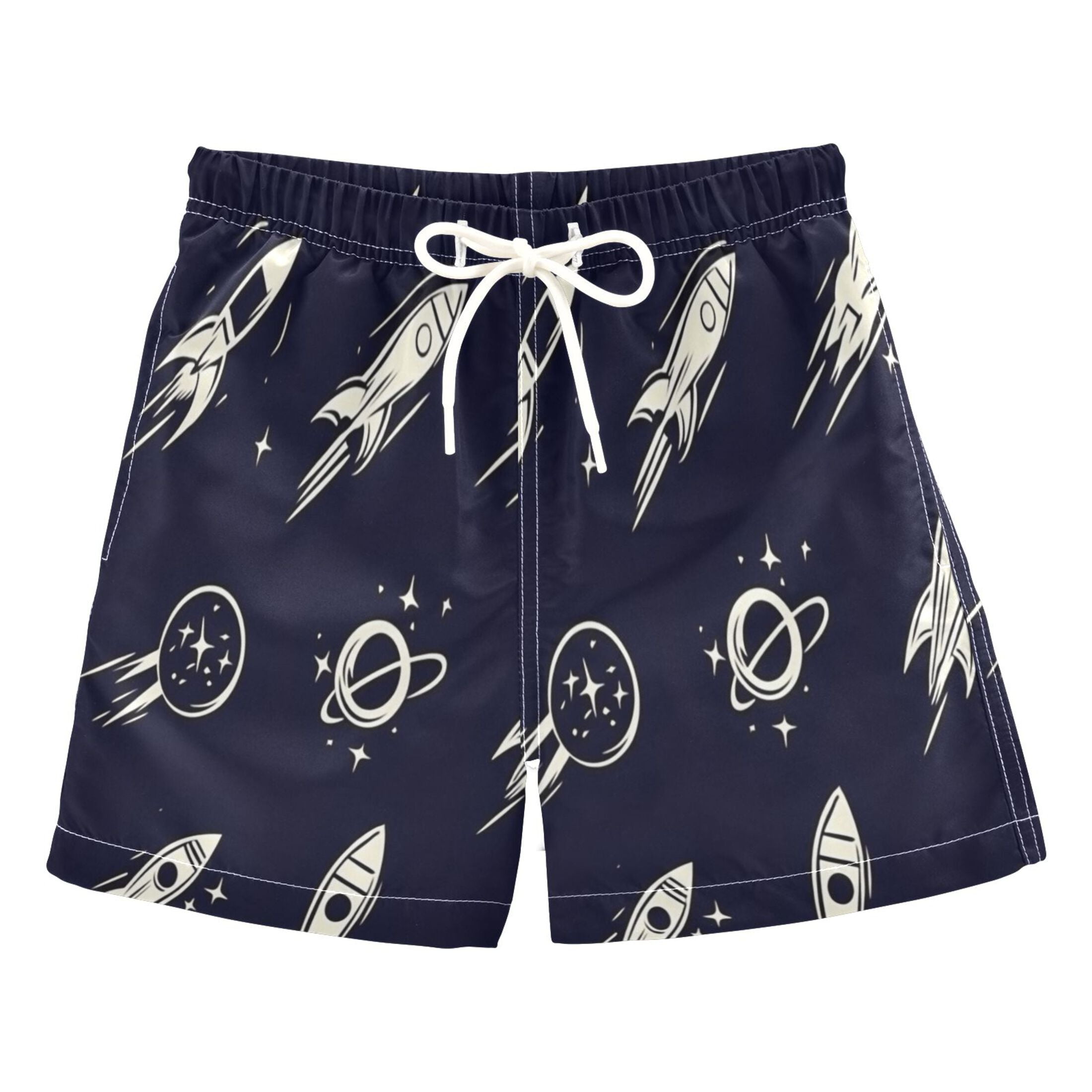 Space Adventure Boys' Swim Trunks Beach Pool Shorts Quick Dry Soft ...