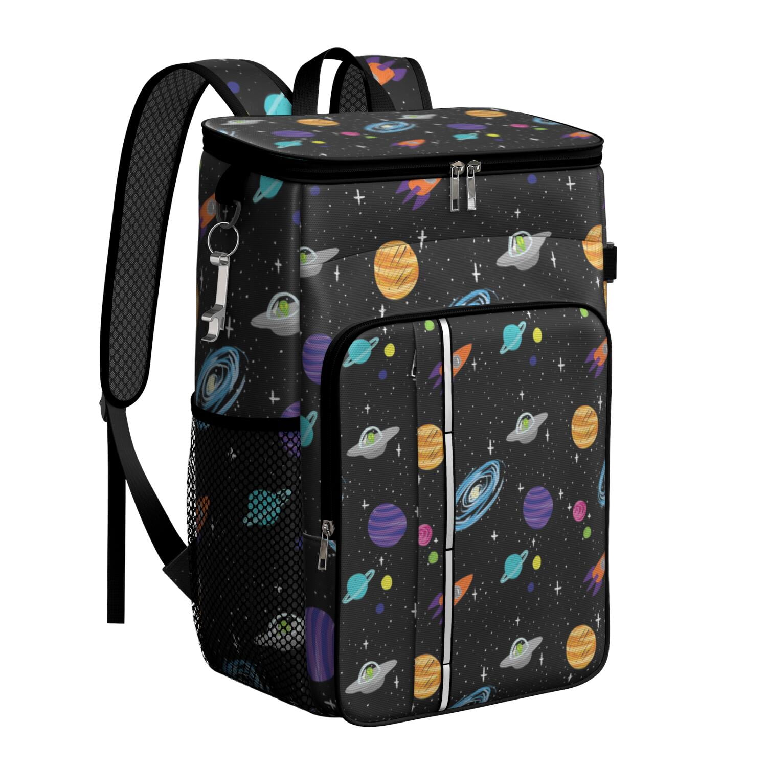 Space Adventure Cooler Backpack, Insulated Leakproof Lunch Bag with ...