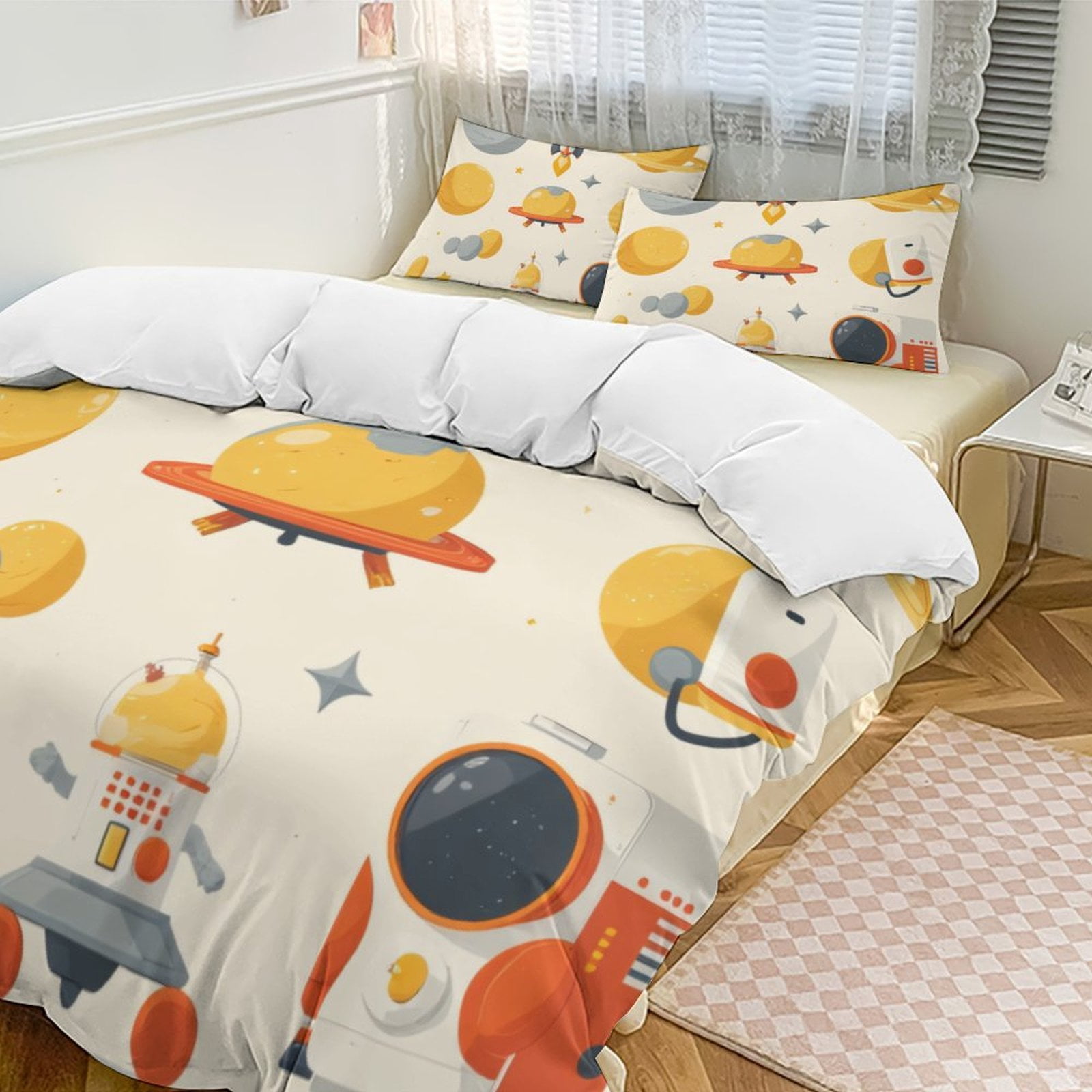 Space Adventure Toys Set 3D Duvet Cover Set Quilt Cover Theme of Kid ...