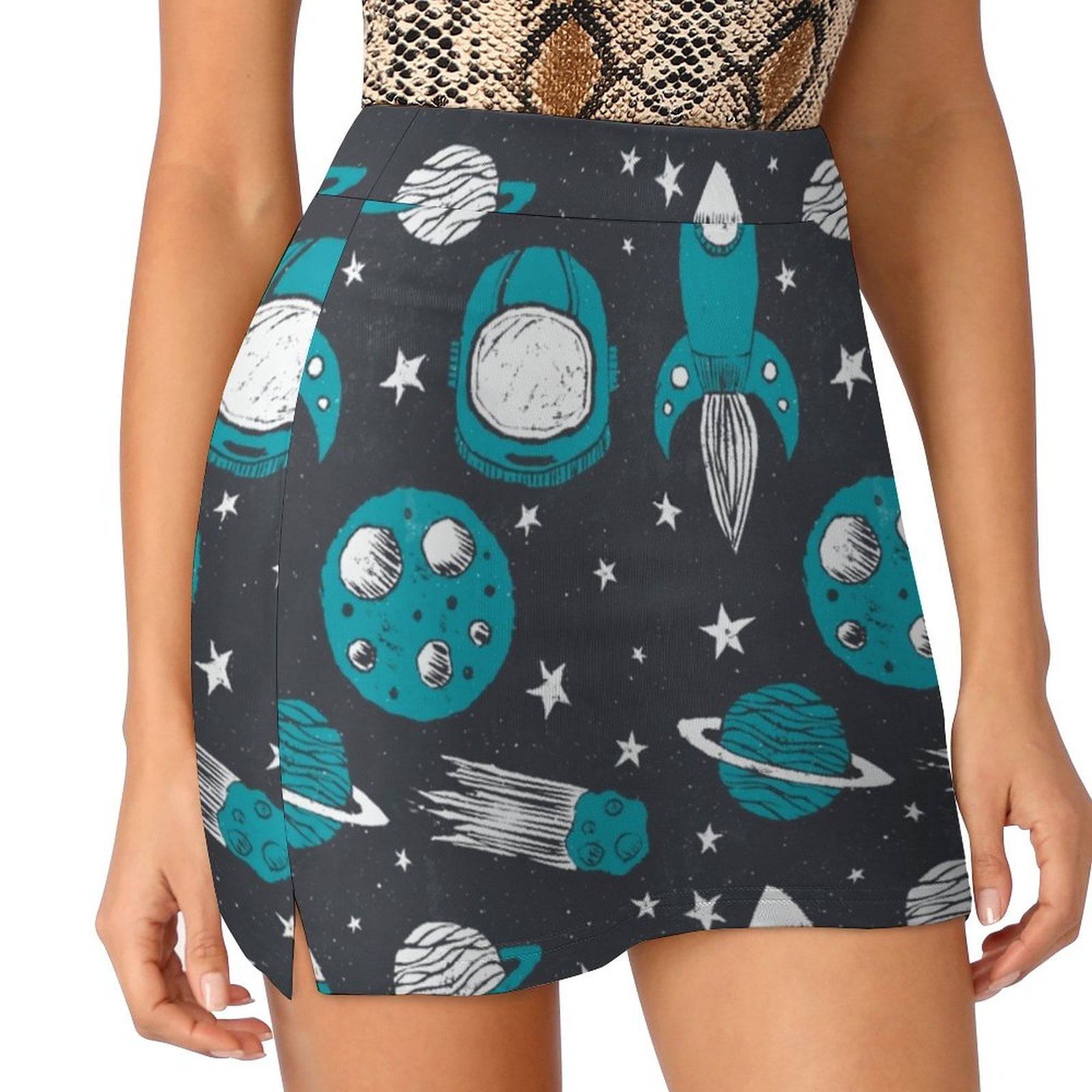 Space Age Korean Fashion Skirt Summer Skirts For Women Light Proof ...