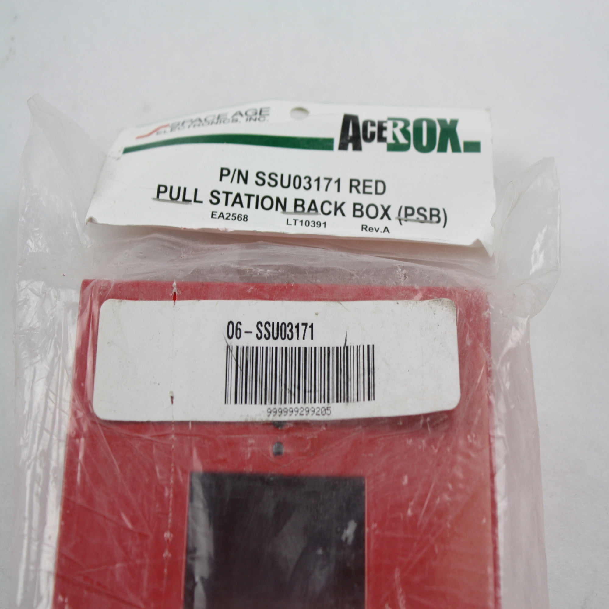 Space Age SSU03171 PSB Pull Station Back Box, Red - Walmart.com