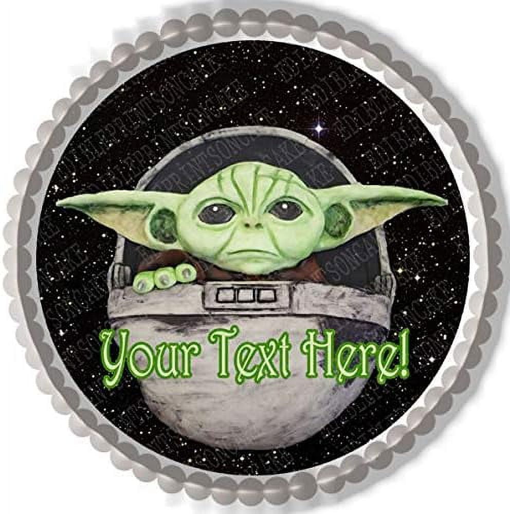 Space Alien Baby - Topper - 6" round - Walmart.com