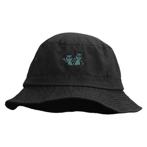 G.O.A.T Embroidered Bucket Hat - Black OSFM - Walmart.com