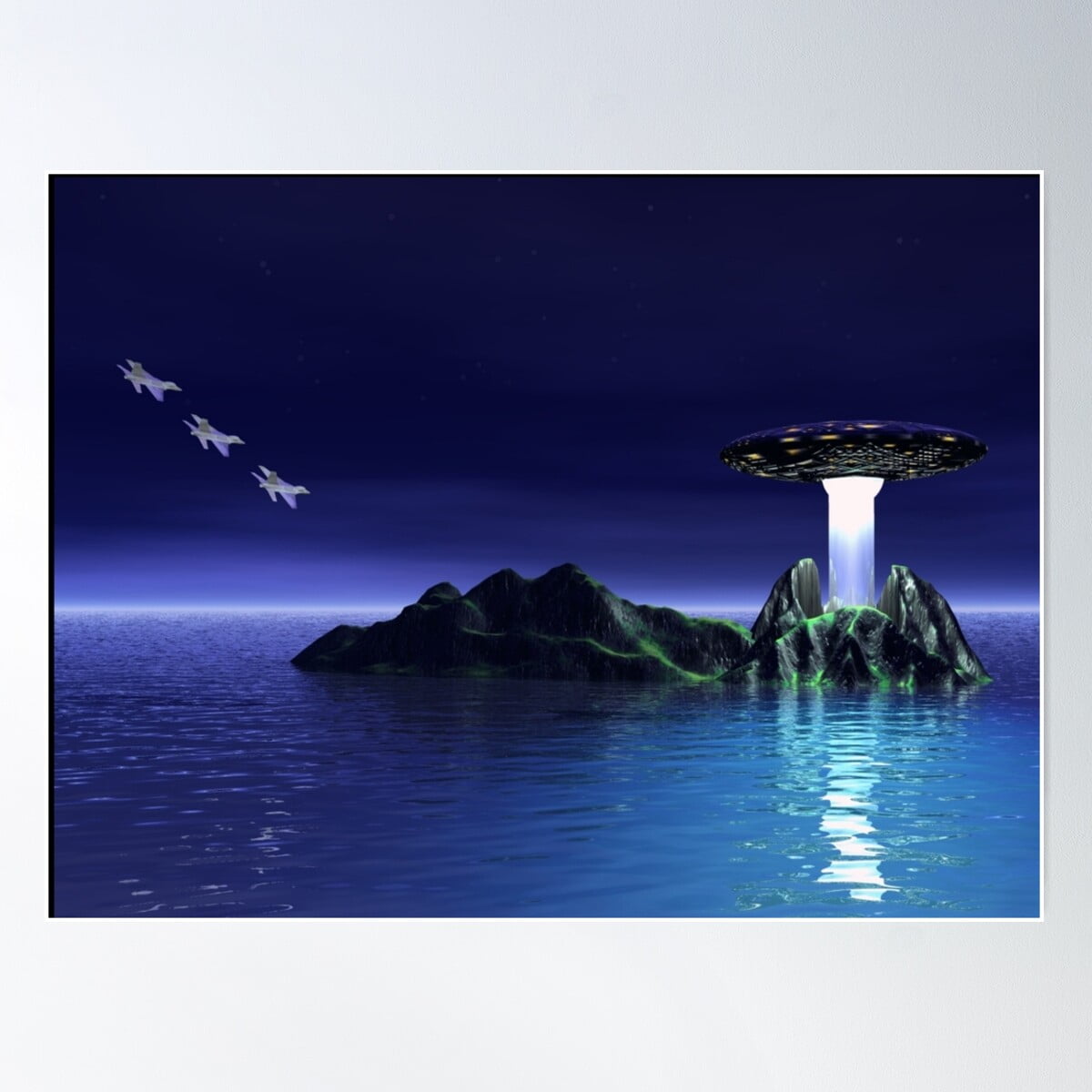 Space Aliens,Space Canvas Posters,Space Aliens, Poster For Room,Canvas ...