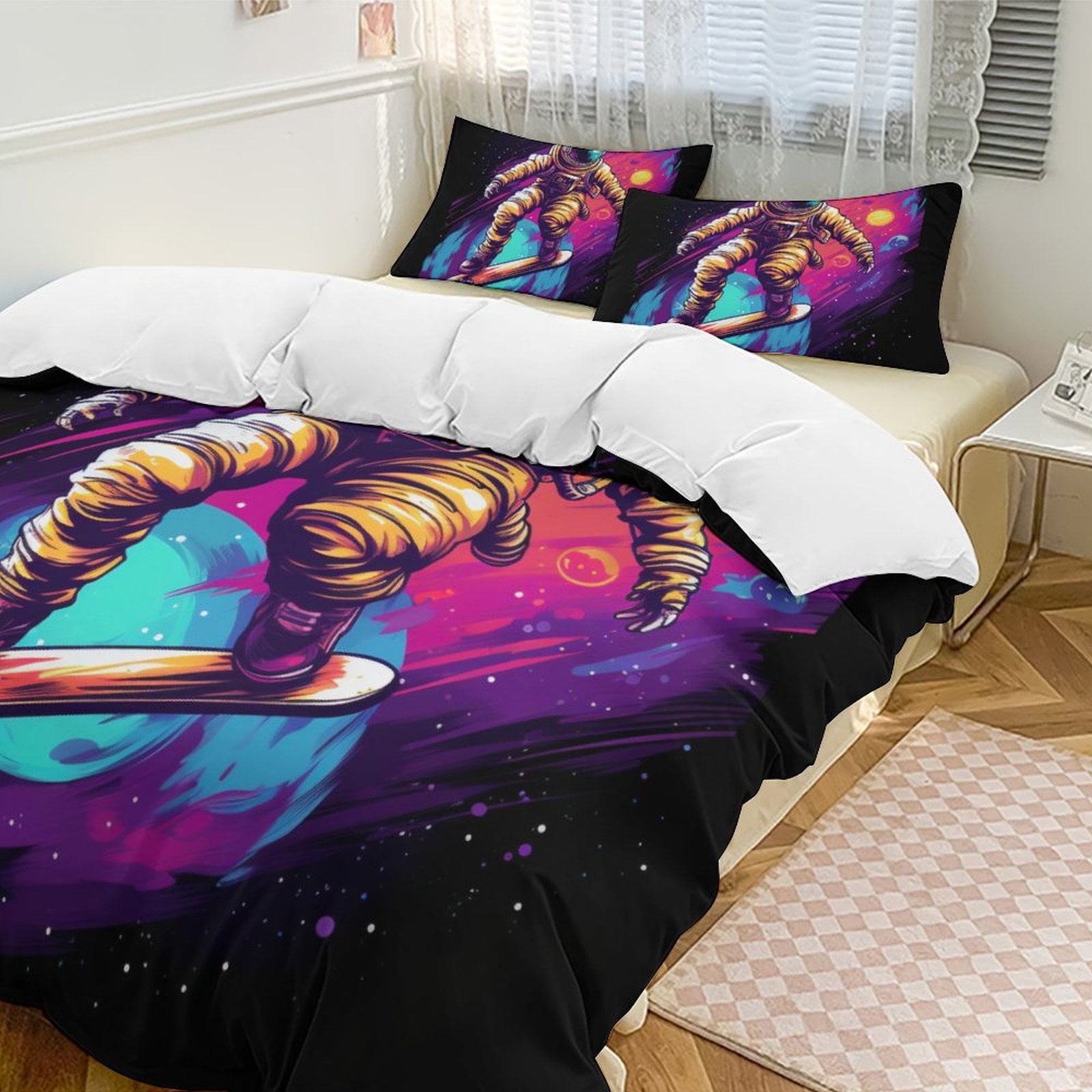 Space Astronaut 3D Duvet Cover Set Quilt Cover Theme of Kid Boy Girl ...