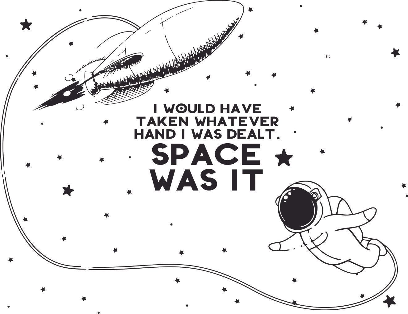 Space Was It Astronaut Astronomy Passionate Quotes Sayings Mantra Motto ...