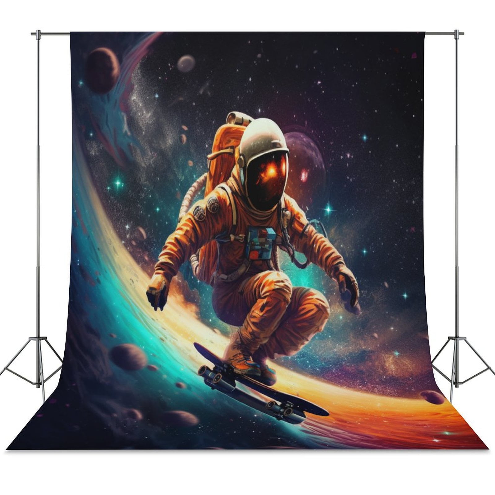 Space Astronaut Backdrops for Photography for Party Backdrop Wedding ...