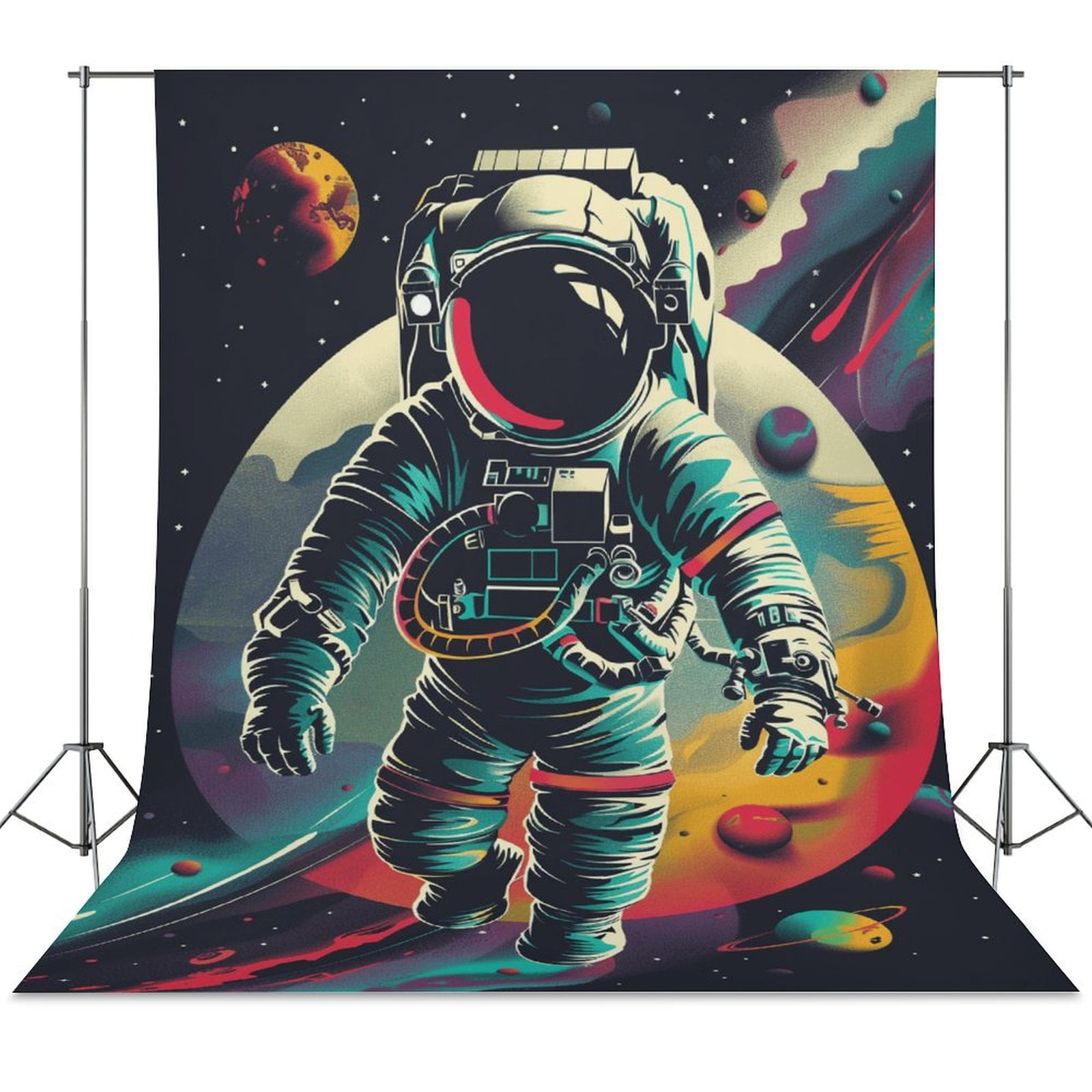 Space Astronaut Backdrops for Photography for Party Backdrop Wedding ...
