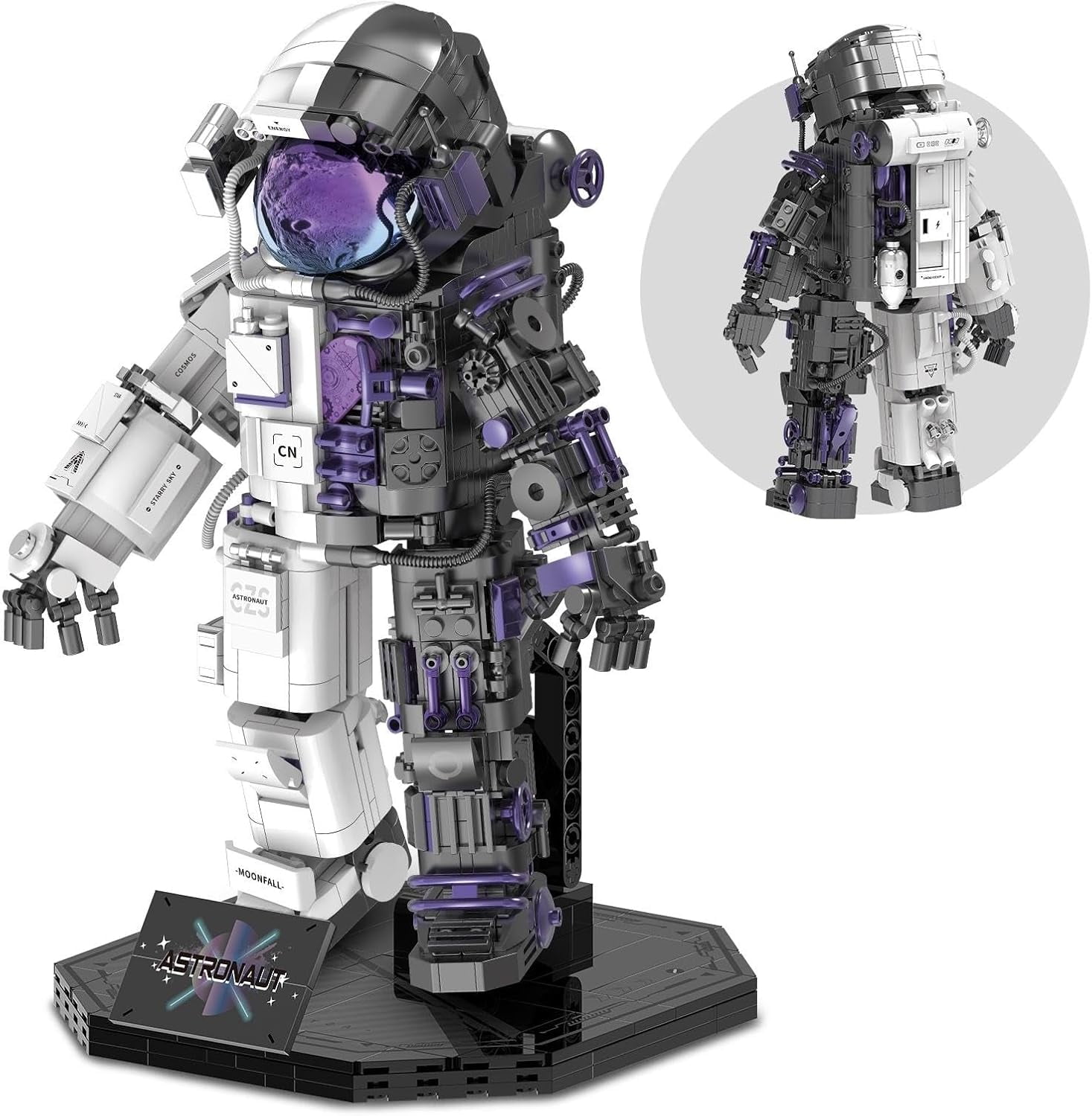 Space Astronaut Building Set for Adults, Semi-Mechanical Astronaut ...