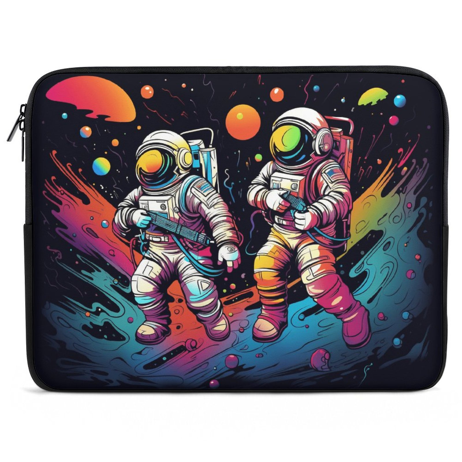 Space Astronaut Cartoon Laptop Case Bag Sleeve Portable Crossbody ...