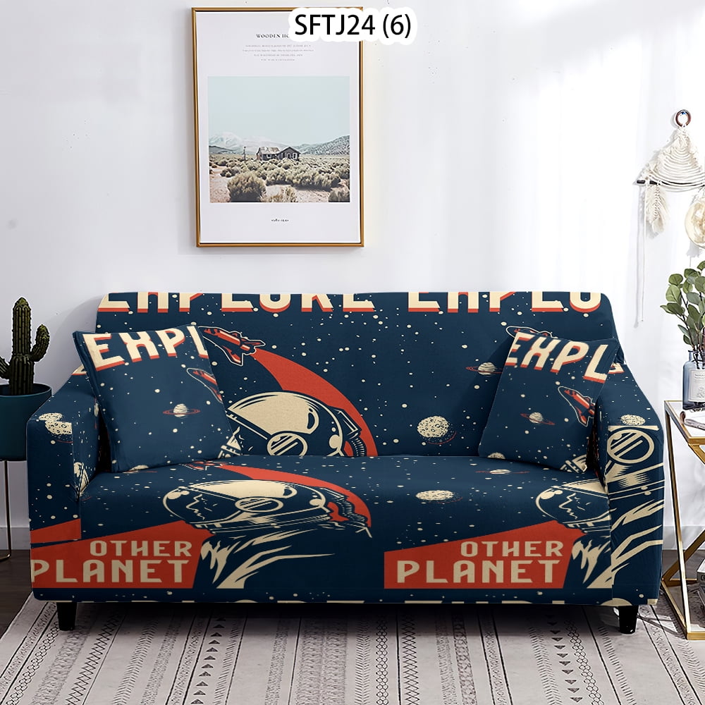 Space Astronaut Sofa Cover Sky Elastic Sofa Case Cushions and Covers ...