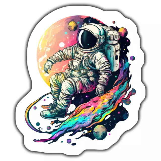 Space Astronaut Sticker, Cosmic Astronaut Sticker, Space Exploration ...