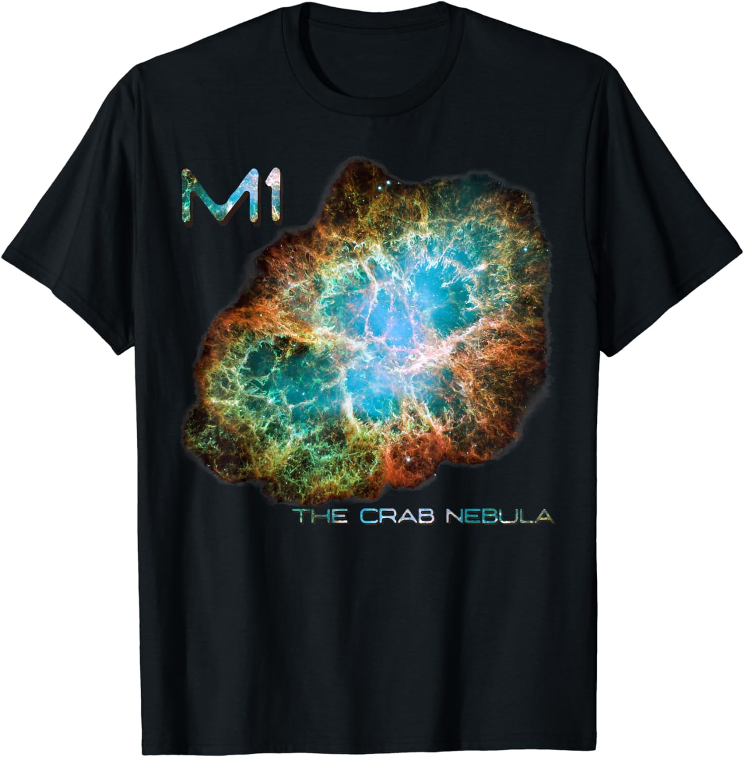 Space Astronomy M1 The Crab Nebula Messier Astronomers T-Shirt ...